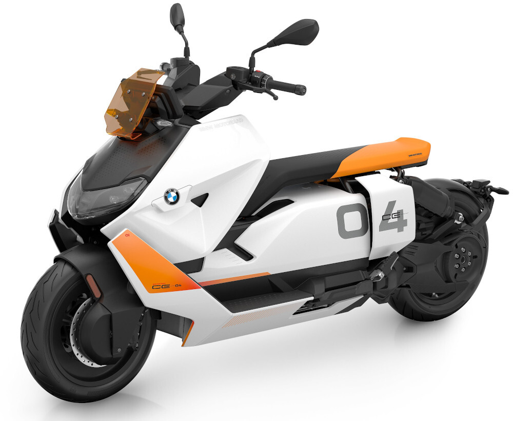 BMW launches CE 04: A modern design electric motorcycle scooter - Scooter Nyheter